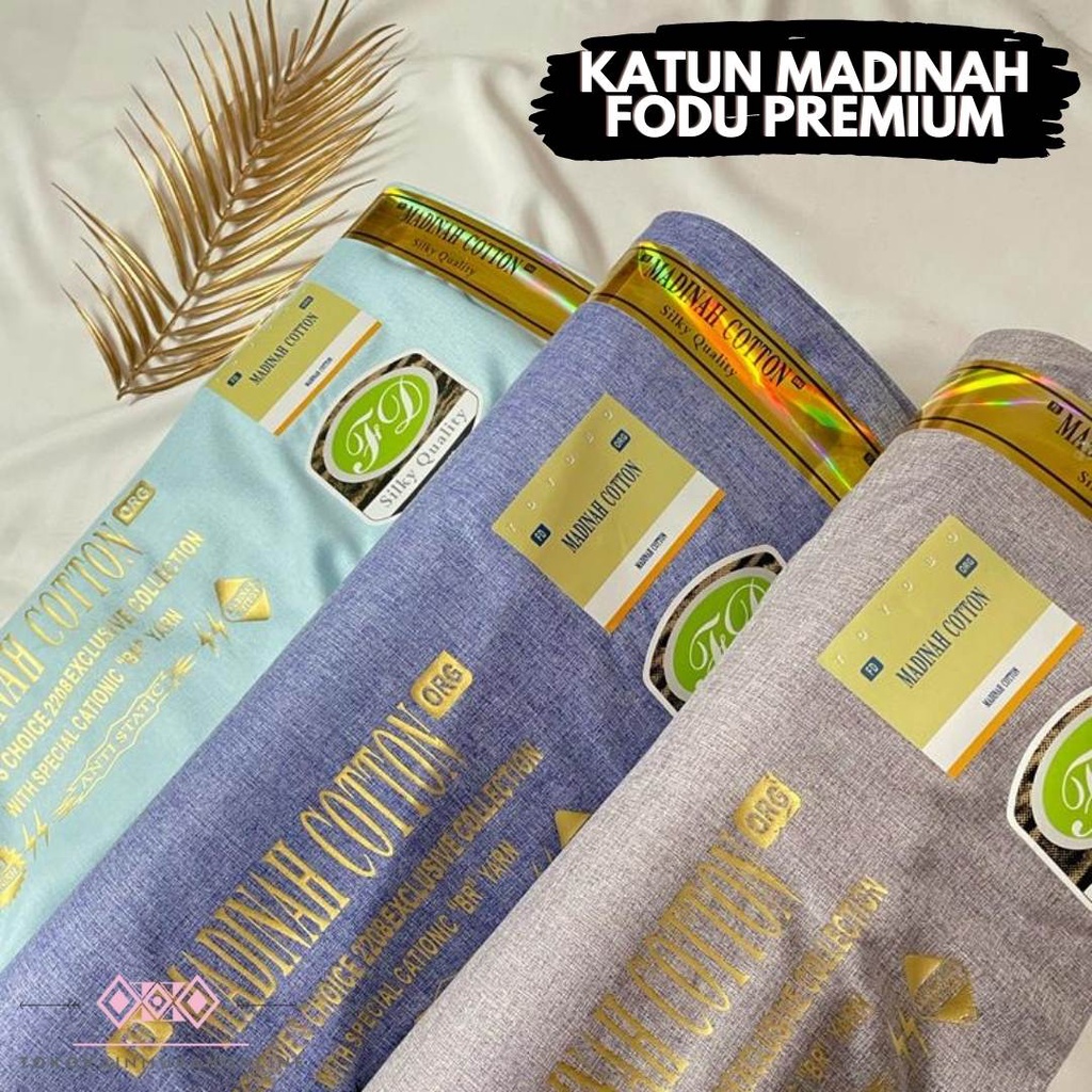 Jual Kain KATUN MADINAH FODU Premium 100% Original (Madinah Cotton ...