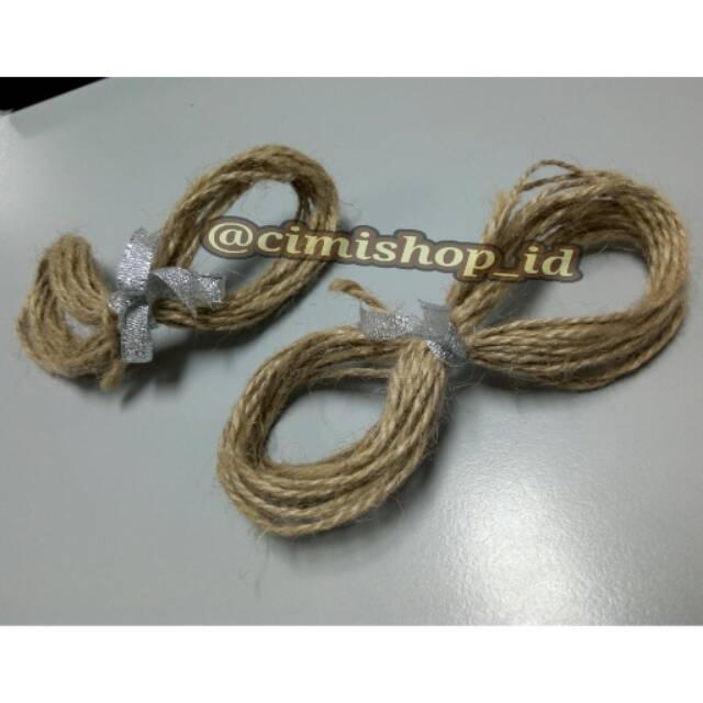 Jual Tali Rami / Hemp Rope / Jute / Tali Goni 5 meter | Shopee Indonesia