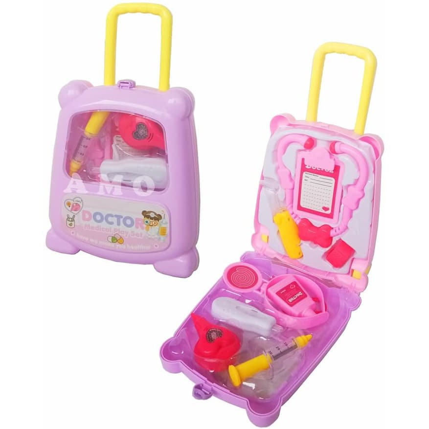Jual DOCTOR MEDICAL TROLLEY HJ305A - DOKTER SET TROLLEY | Shopee Indonesia