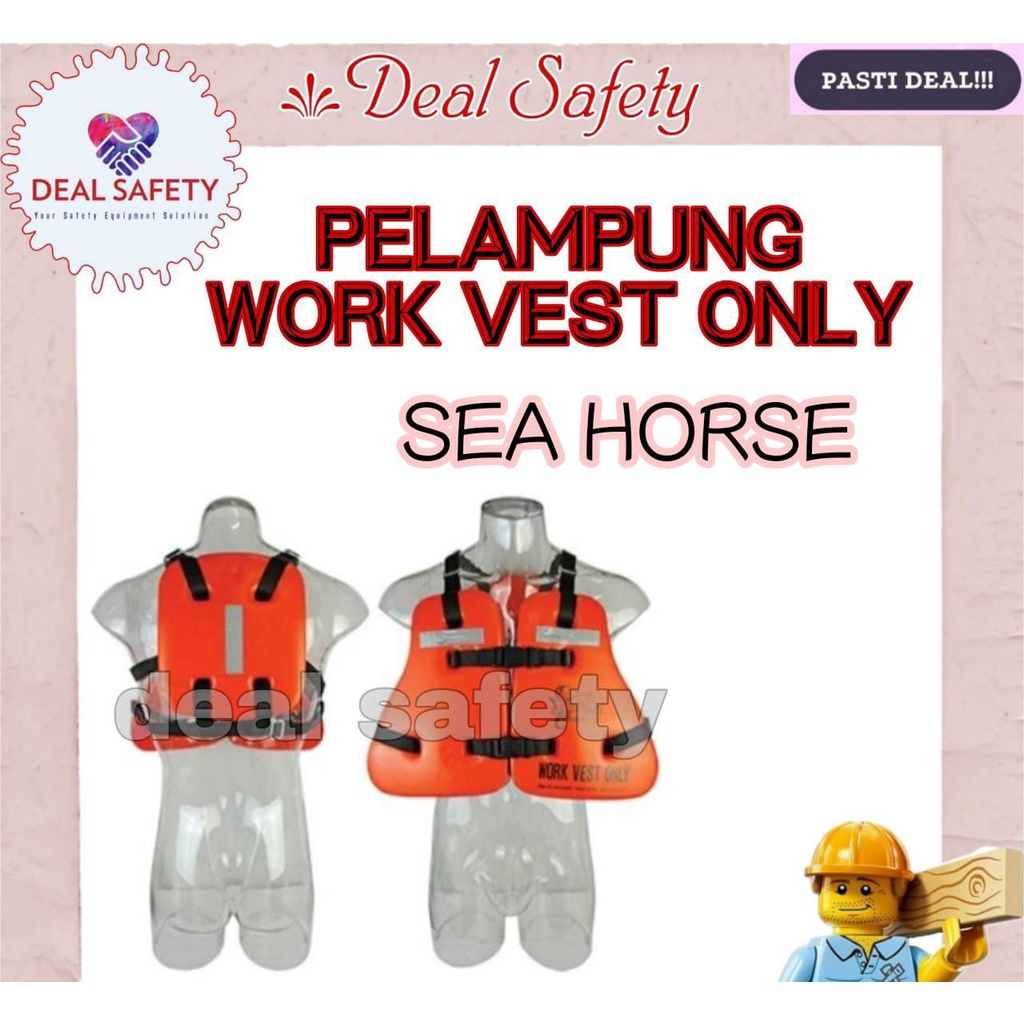 Jual Pelampung Work Vest Only Sea Horse | Shopee Indonesia