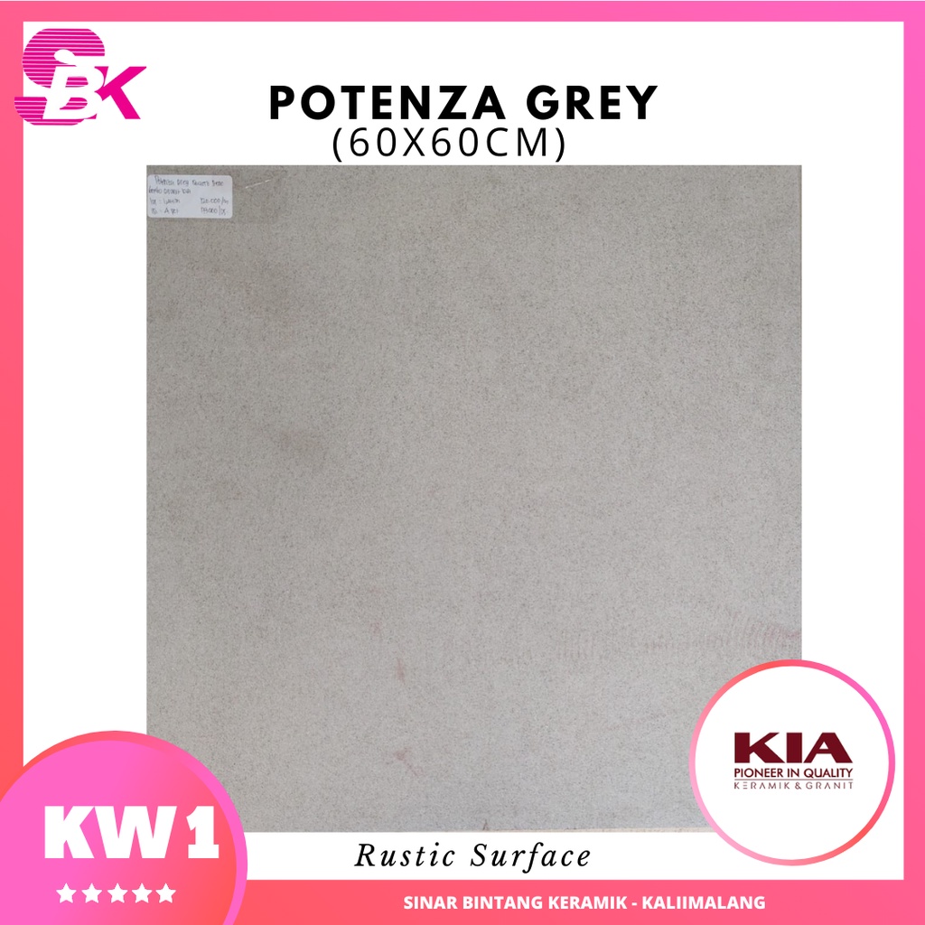 Jual Granit 60x60 Potenza Grey KIA | Shopee Indonesia