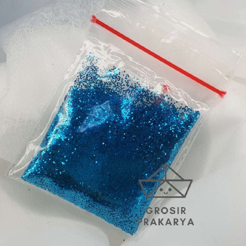 Jual Sparkle Glitter LIGHT BLUE 3 gr 3gr Biru Muda Powder Serbuk Warna ...