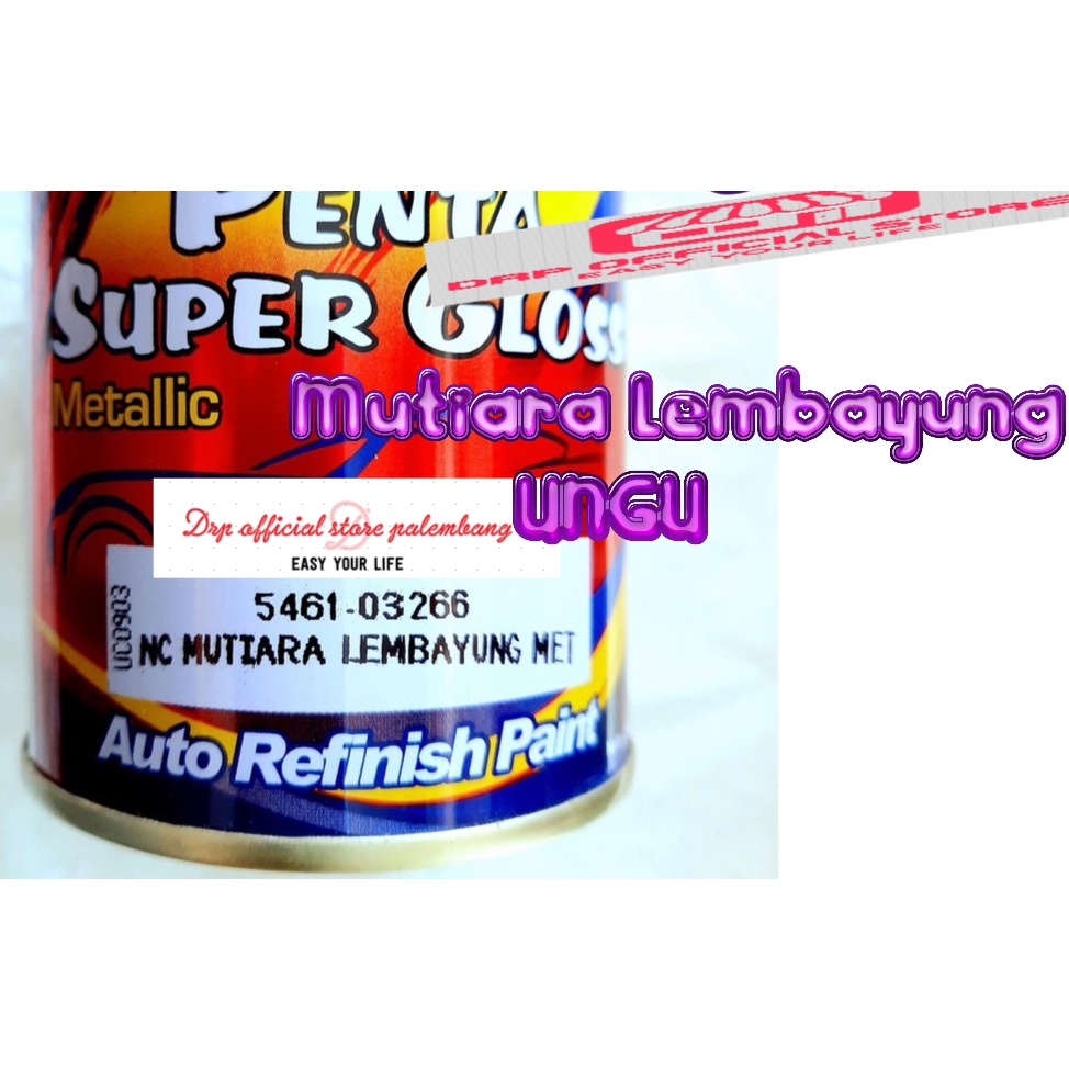 Jual Cat Penta Super Gloss Mutiara Lembayung Ungu Kuning Hijau Biru ...