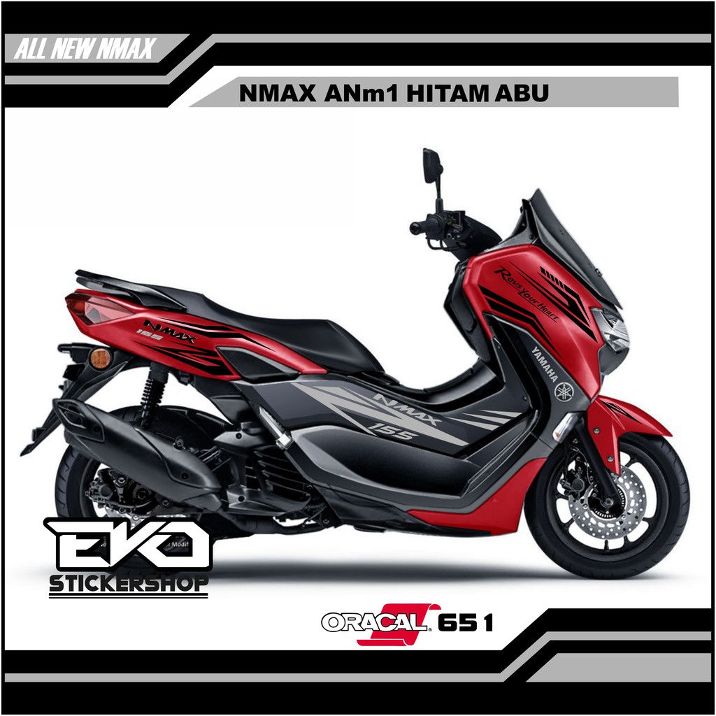 Jual STIKER ALL NEW NMAX MERAH CUTTING STICKER | Shopee Indonesia