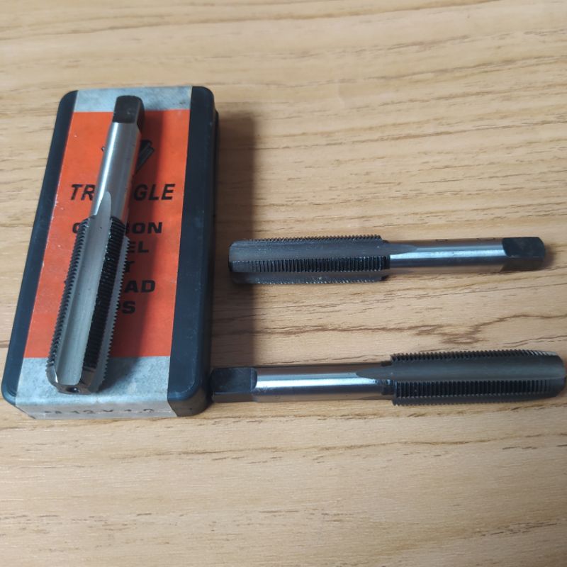 Jual Hand Tap set 3 pcs 3/4 X 10 UNC Triangle Mata bor ulir pembuat ...