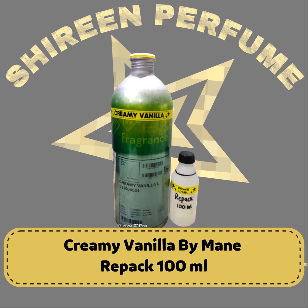 Jual CREAMY VANILLA By MANE 100 ML REPACK | Shopee Indonesia