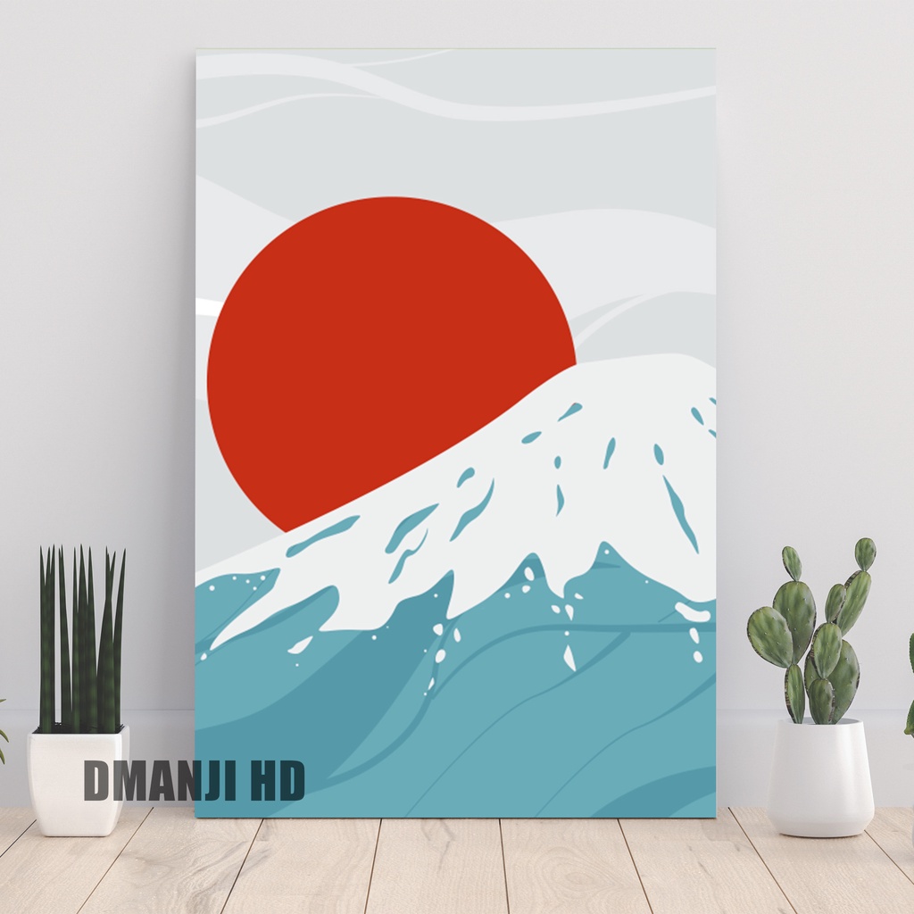 Jual DMANJI HD | Hiasan dinding Aesthetic Japanese | Poster Kayu Abstrak Jepang | Poster Gaya ...