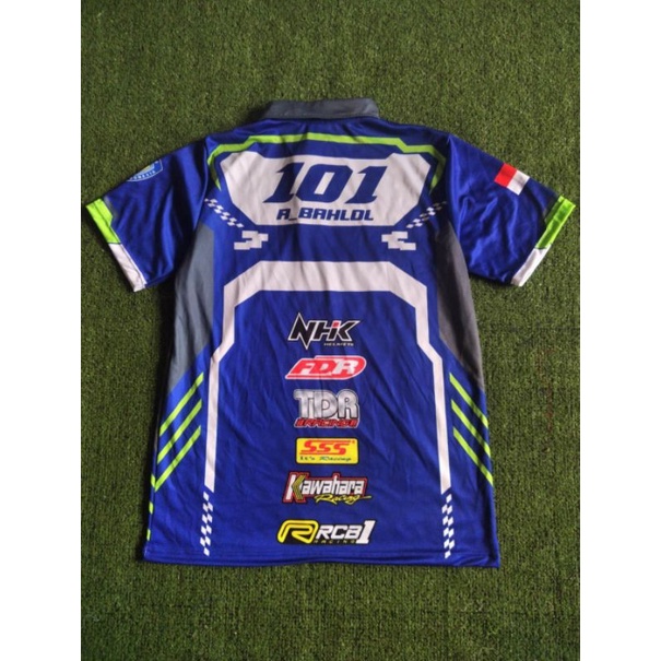 Jual Jersey baju Racing Kerah Pollo Full Printing adesain custom ...