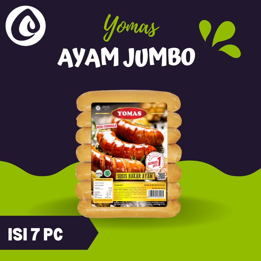 Jual SOSIS AYAM / Yomas - Jumbo-Mini | Shopee Indonesia