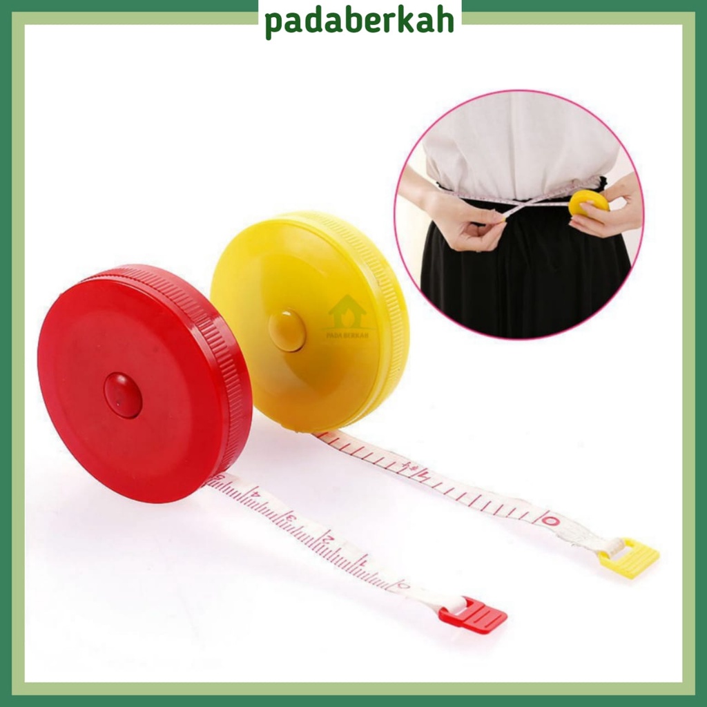 Jual Meteran Gulung Mini Putar/ Pengukur Lingkar Perut Dan Barang/ Alat ...