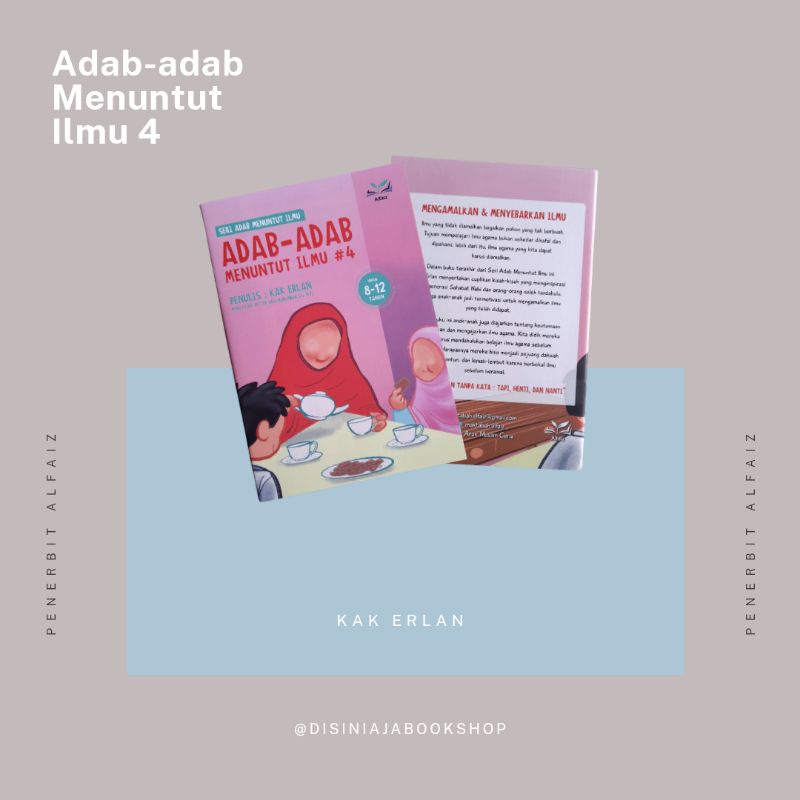 Jual Adab-adab Menuntut Ilmu 4 | Erlan Iskandar | Kids | Shopee Indonesia
