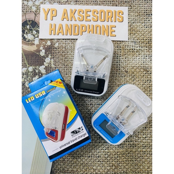Jual Dekstop Charger LCD Jepit Casan Kodok Lipat LED Universal Destop ...