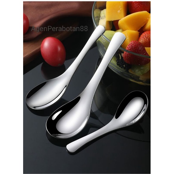 Jual Sendok bebek / Sendok sup / Stainless Steel/ Sendok bebek korea ...