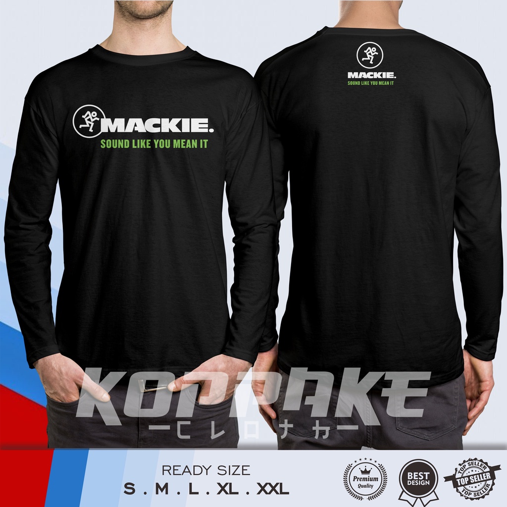 Jual Kaos Audio Mackie Logo DB Operator Sound System Lengan Panjang ...