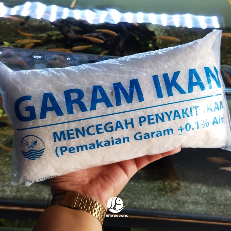 Jual Garam Ikan | Garam Obat Ikan 1kg | Shopee Indonesia