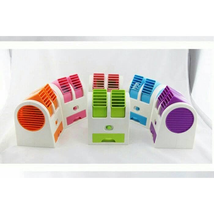 Jual AC MINI DUDUK FAN DOUBLE BLOWER / PENDINGIN PORTABLE | Shopee ...