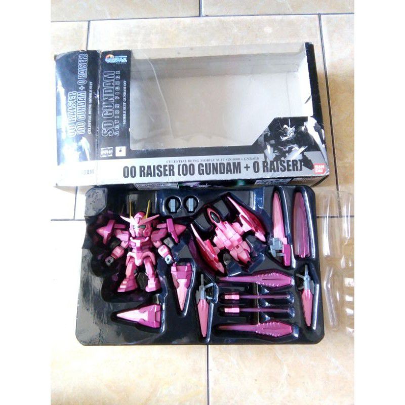 Jual SDGO Gundam Action Figure OO Raiser Rare Color Trans-Am Raiser ORI ...