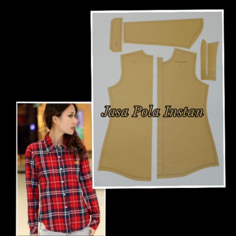 Jual pola kemeja wanita | Shopee Indonesia