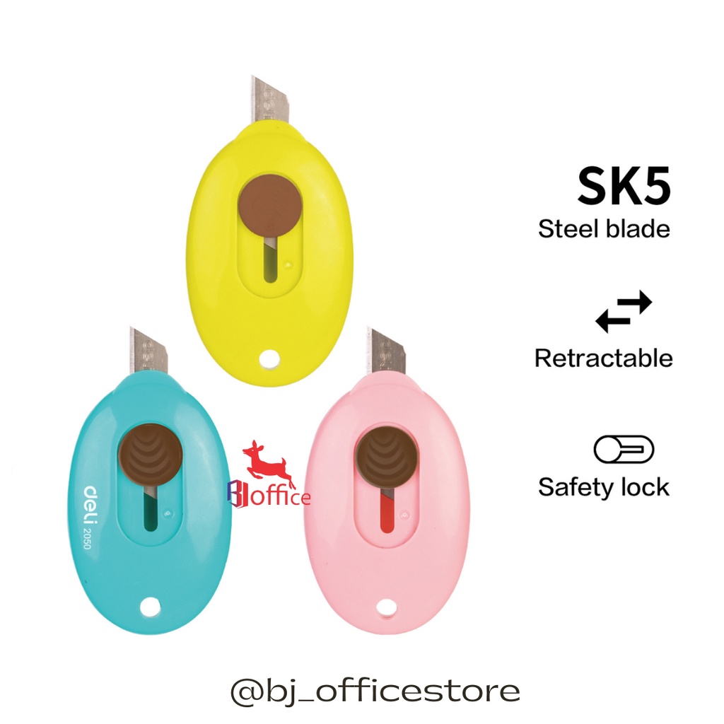 Jual Mini Cutter Portabel Deli E2050 / Tajam / Desain Simple / Cutter ...