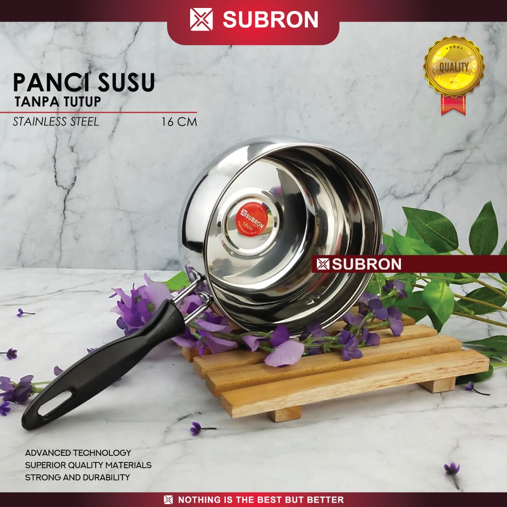 Jual SUBRON Panci Susu Milk Pot Tanpa Tutup Panci Lucu Stainless Steel ...