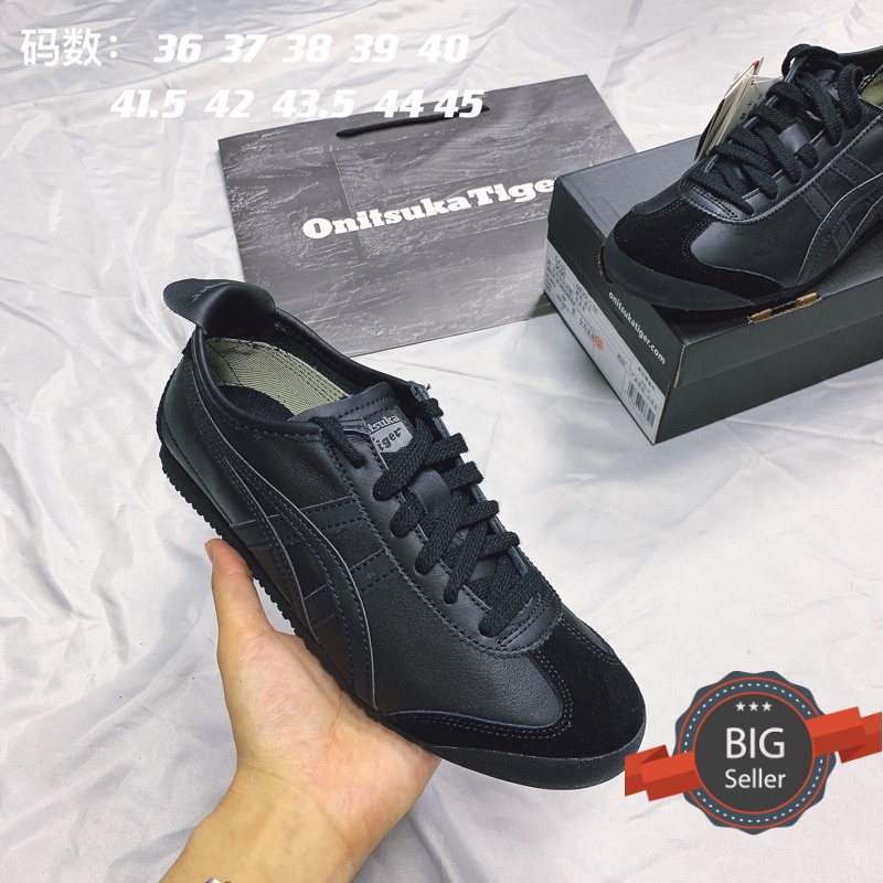 Jual Sepatu Onitsuka Tiger Mexico 66 Triple Black | Shopee Indonesia