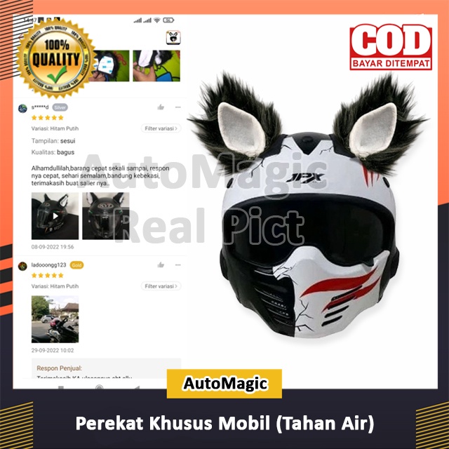 Jual Helm Telinga Kucing Bulu Panjang 5cm- Helm Kuping Kucing harga isi ...