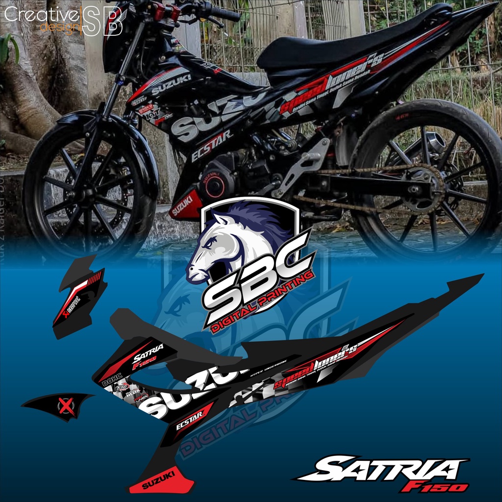 Jual Striping SATRIA FC Custom - Striping SUZUKI SATRIA FECELIFT Custom ...