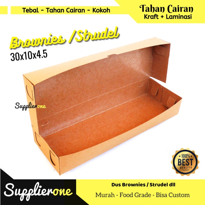 Jual Jual Dus Brownies / Dus Roti / Dus Kue / Dus Makanan Ukuran ...