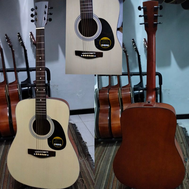 Jual gitar kidal left hand akustik | Shopee Indonesia