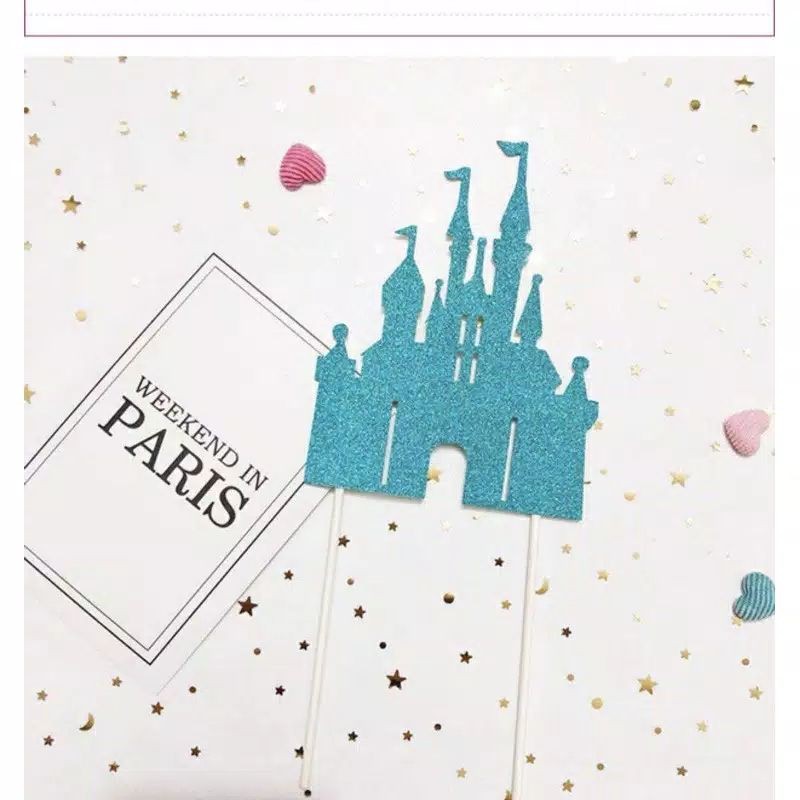 Jual TOPPER ISTANA TOPPER CAKE CASTLE PRINCESS TOPPER HBD TOPPER HAPPY ...