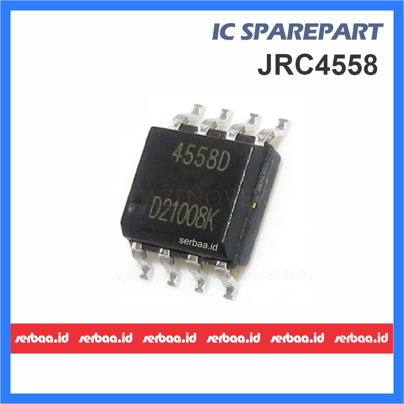 Jual JRC4558D JRC4558 4558 SOP-8 SMD Dual Operational Amplifier Chip | Shopee Indonesia