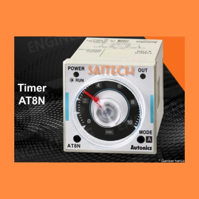 Jual Autonics Timer AT8N 100-240VAC-24-240VDC 12 VDC ---NEW--- | Shopee ...