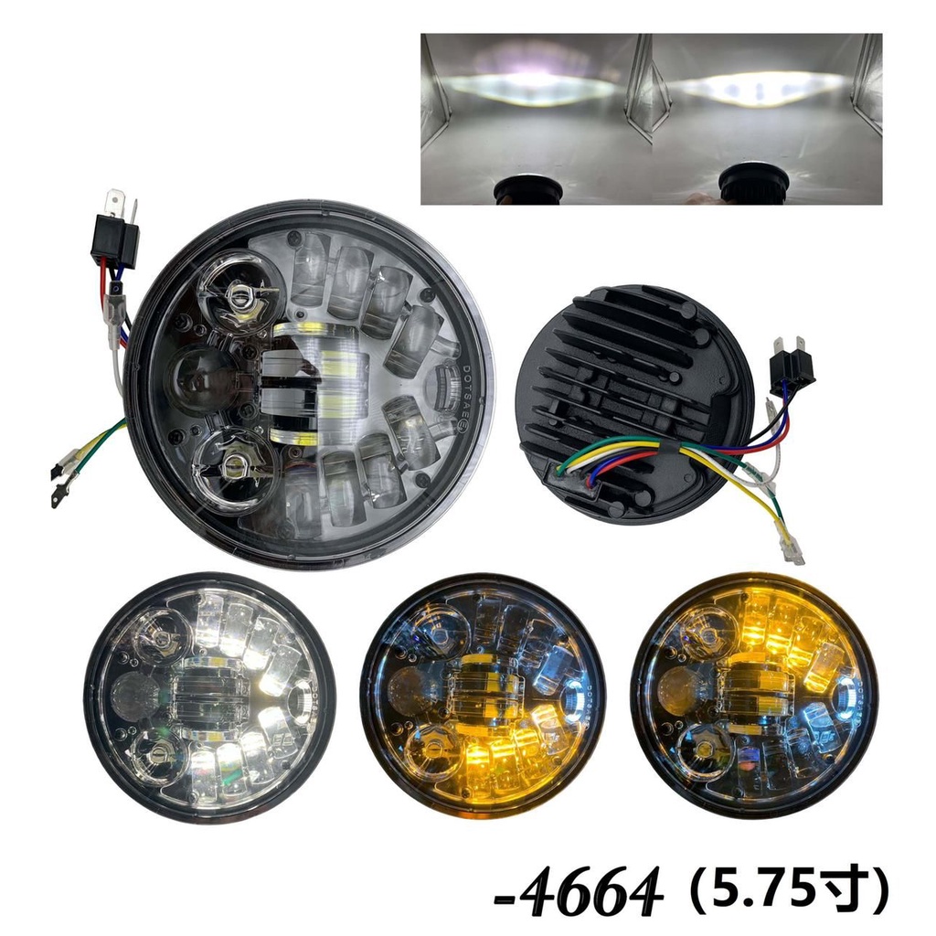 Jual LAMPU DAYMAKER 16 LED 5,75 & 7 INCH 75 WATT UNIVERSAL RX KING ...