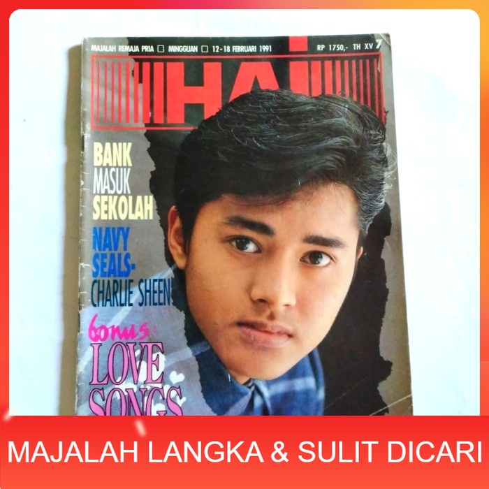 Jual Majalah HAI No.7 Feb 1991 Cover REZA SURYA Langka | Shopee Indonesia