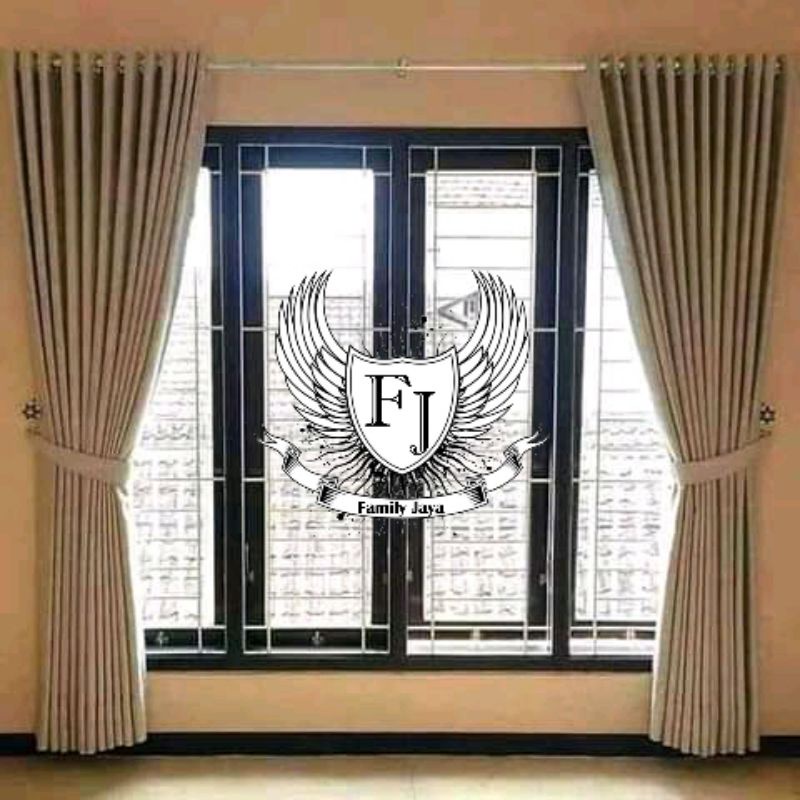 Jual Tirai pintu minimalis besar tirai jumbo L 340 x T 270cm | Shopee ...