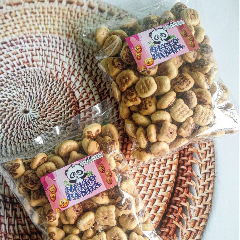 Jual Camilan Kiloan 205gram Biskuit Krim Hello Panda Meiji Kemasan ...