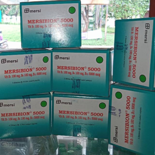 Jual Mersibion tablet 5000 Seperti Neurobion 5000 ,1 Box isi 5 Blister ...