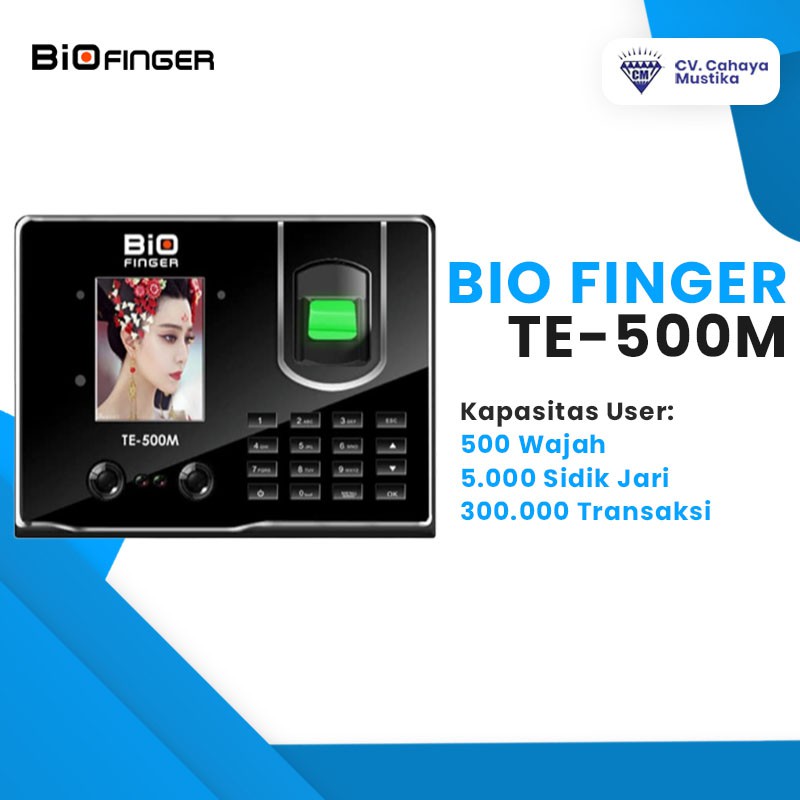 Jual Jual Mesin Absensi Wajah di Malang Fingerprint TE-500 M | Shopee ...