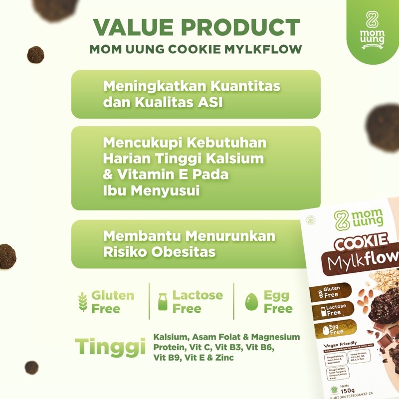 Jual (READY STOCK) COOKIE MYLKFLOW MOM UUNG COOKIES ESKTRAK KELOR ...