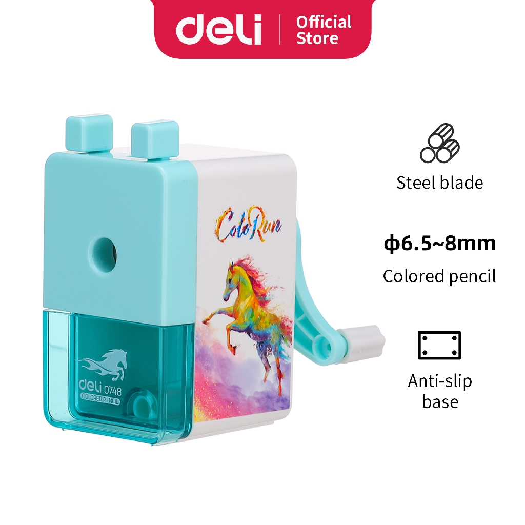 Jual Deli Rautan Pensil Putar Sekolah anti slip , tajam hingga lebih ...