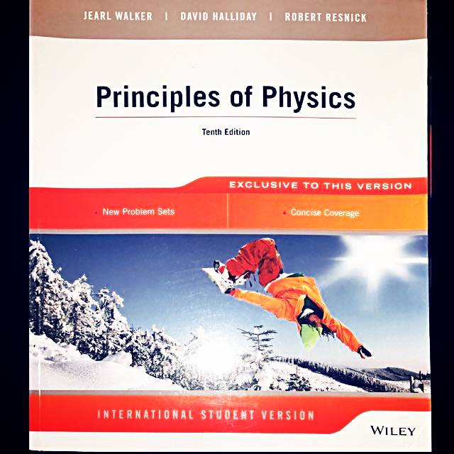 Jual Principles of physics 10th edition jearl Walker David halliday Robert resnick intetnational ...