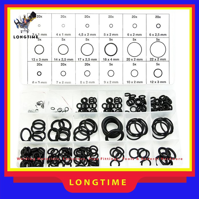 Jual Seal O O-Ring Set 225 Seal Tightening Rubber Black Karet O Ring Seal | Shopee Indonesia