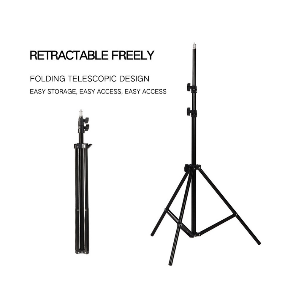 Jual TRIPOD 2.1 METER/TRIPOD 210 CM FOR RINGLIGHT / TRIPOD STAND KAMERA ...