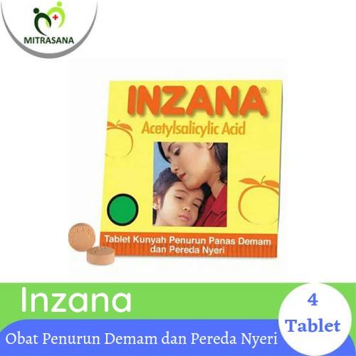 Jual Inzana Obat Demam dan Pereda Nyeri 4 Tablet | Shopee Indonesia