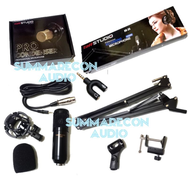 Jual PAKET MIC CONDENSER BM 800 N STAND ROBOT NB 35 MEREK TRAFF STUDIO ...