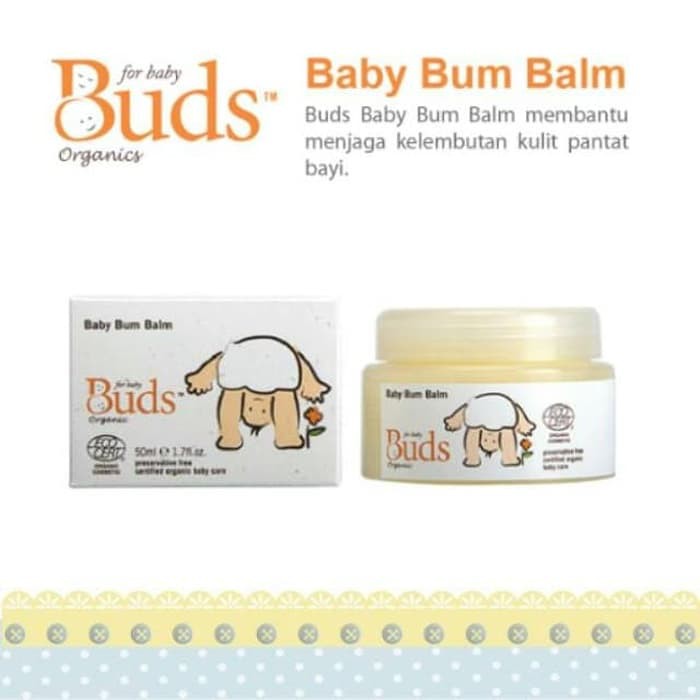Jual BUDS ORGANICS BABY BUM BALM 50ML | Shopee Indonesia