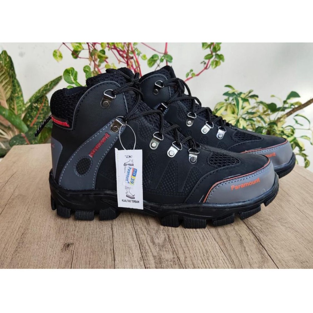 Jual Sepatu Safety Ujung Besi Paramount // Sepatu Kerja Lapangan Proyek ...