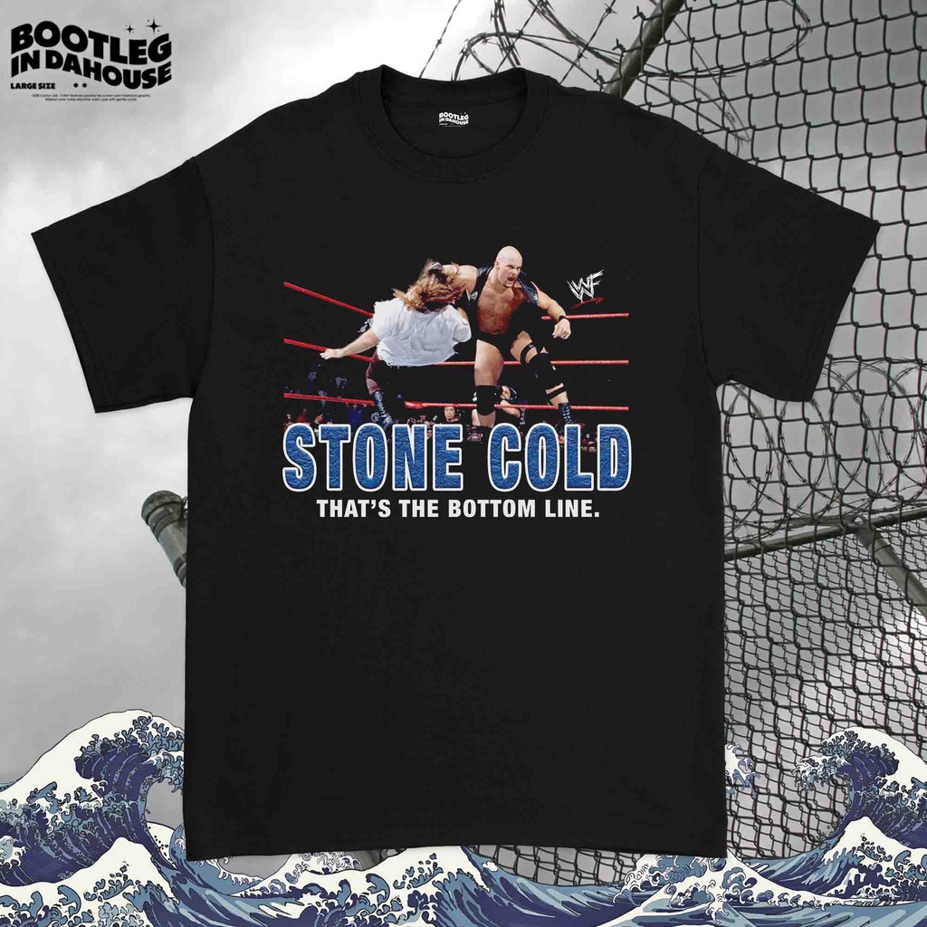 Jual Kaos WWE STONE COLD BOTTOM LINE WrestleMania 2000 | Kaos Smackdown ...