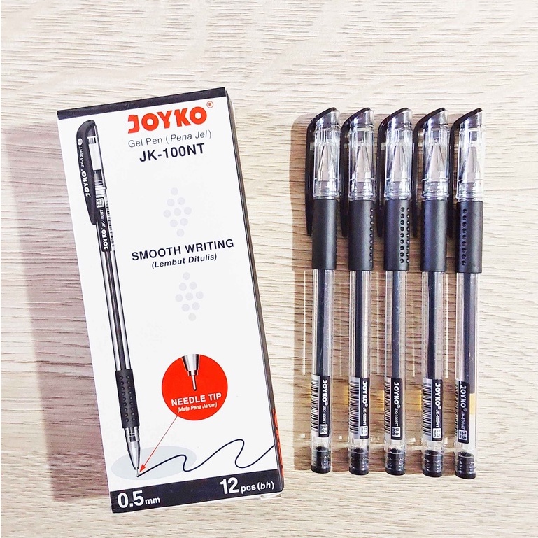 Jual Gel Pen Pulpen Pena Joyko JK-100NT 0.5 mm | Shopee Indonesia