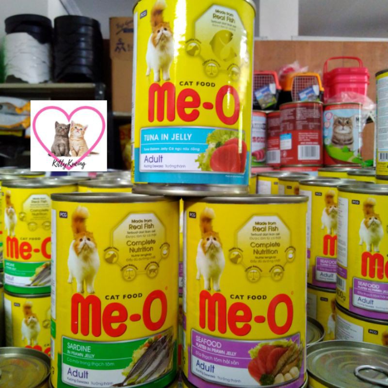 Jual MEO Kaleng 400gr Adult Kitten Makanan Basah Kucing | Shopee Indonesia